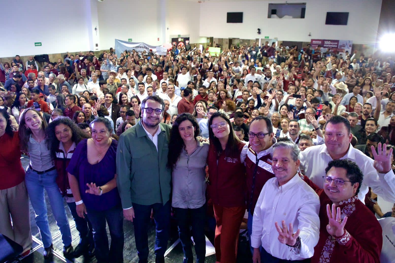 La presidenta nacional de Morena, Luisa María Alcalde Luján, hizo un ...