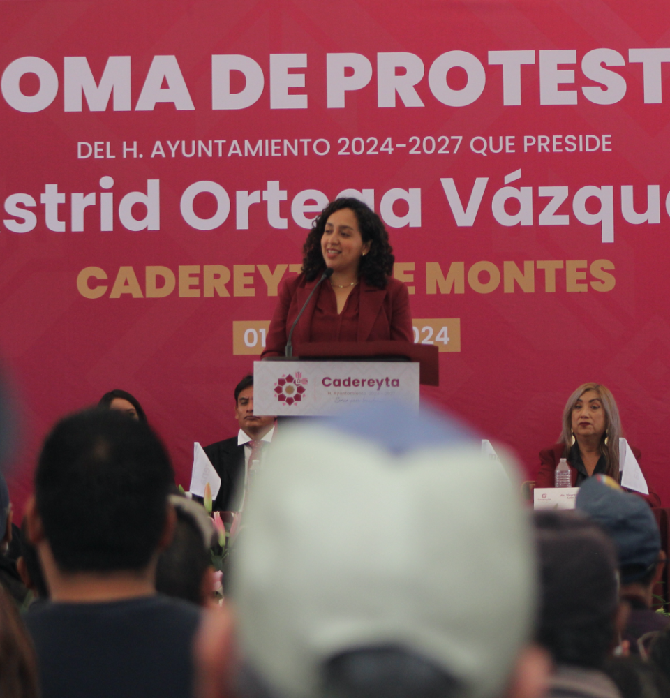 Astrid Ortega asume la presidencia municipal de Cadereyta con un fuerte ...